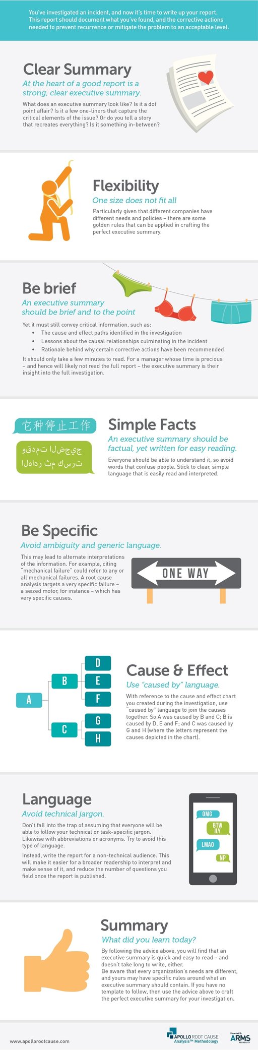 The Anatomy of a Perfect Executive Summary for an RCA